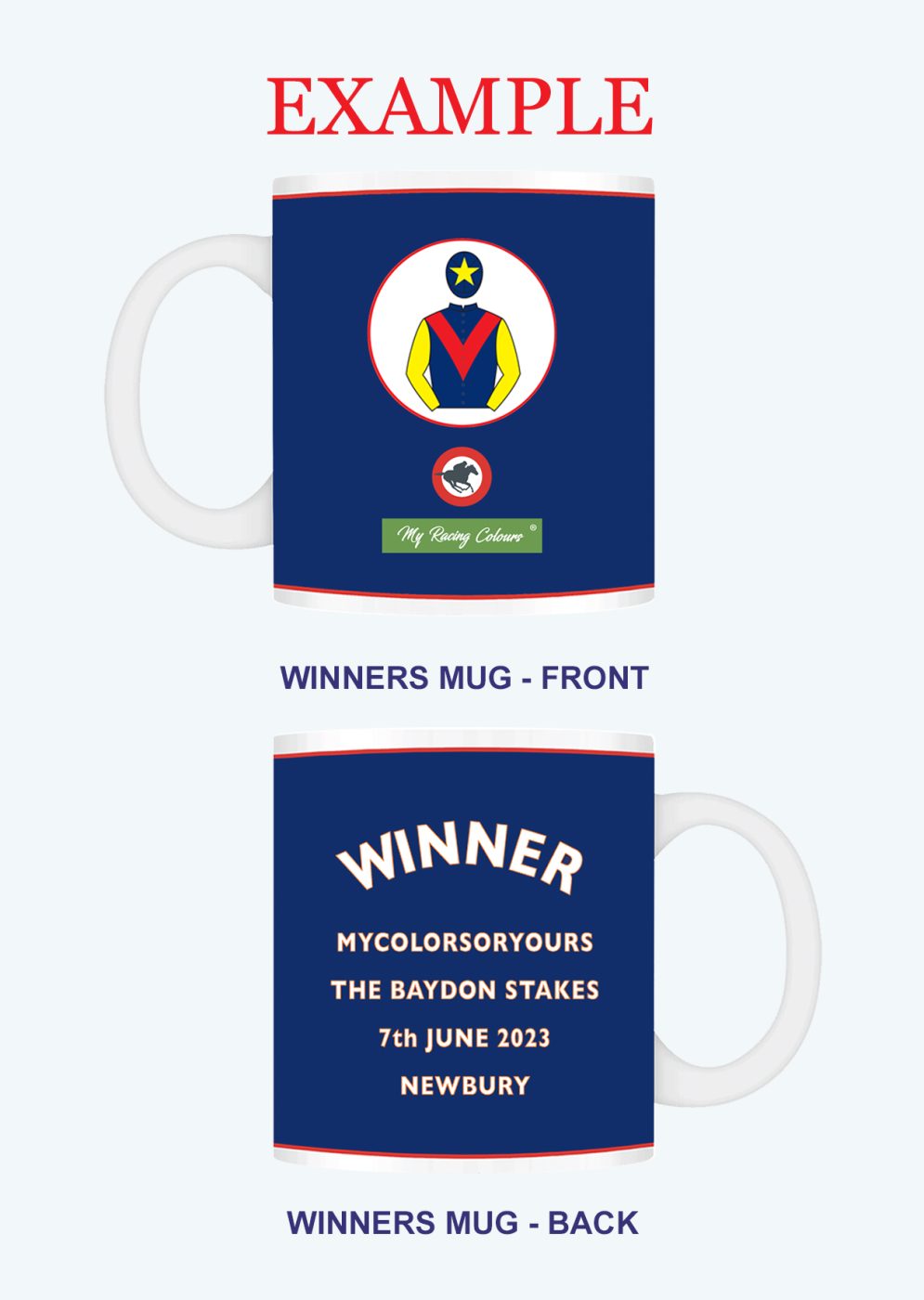 Winners Mug - My Racing Colours