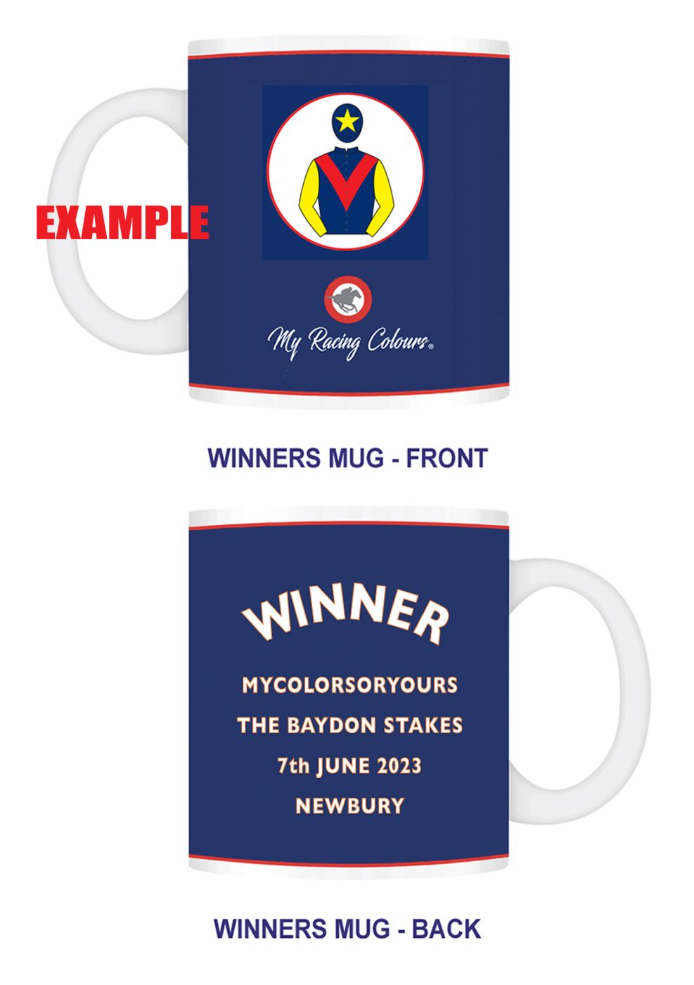 Winners Mug - My Racing Colours